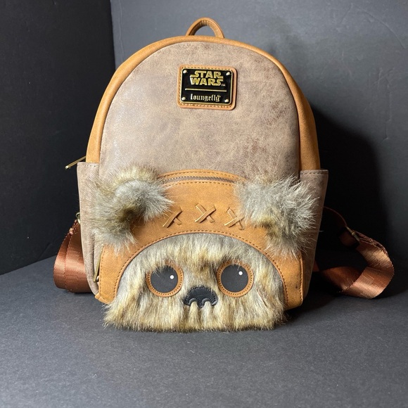 Loungefly | Bags | Loungefly Star Wars Ewok Faux Leather Mini Backpack ...